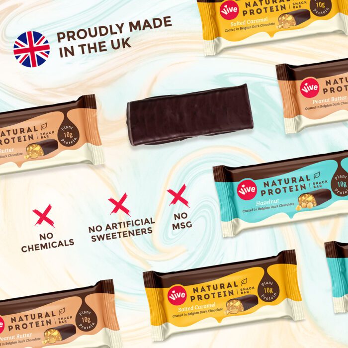 Vive Dark Chocolate Protein Bars Mixed Flavour Pack X 3 Bars | The Fine ...