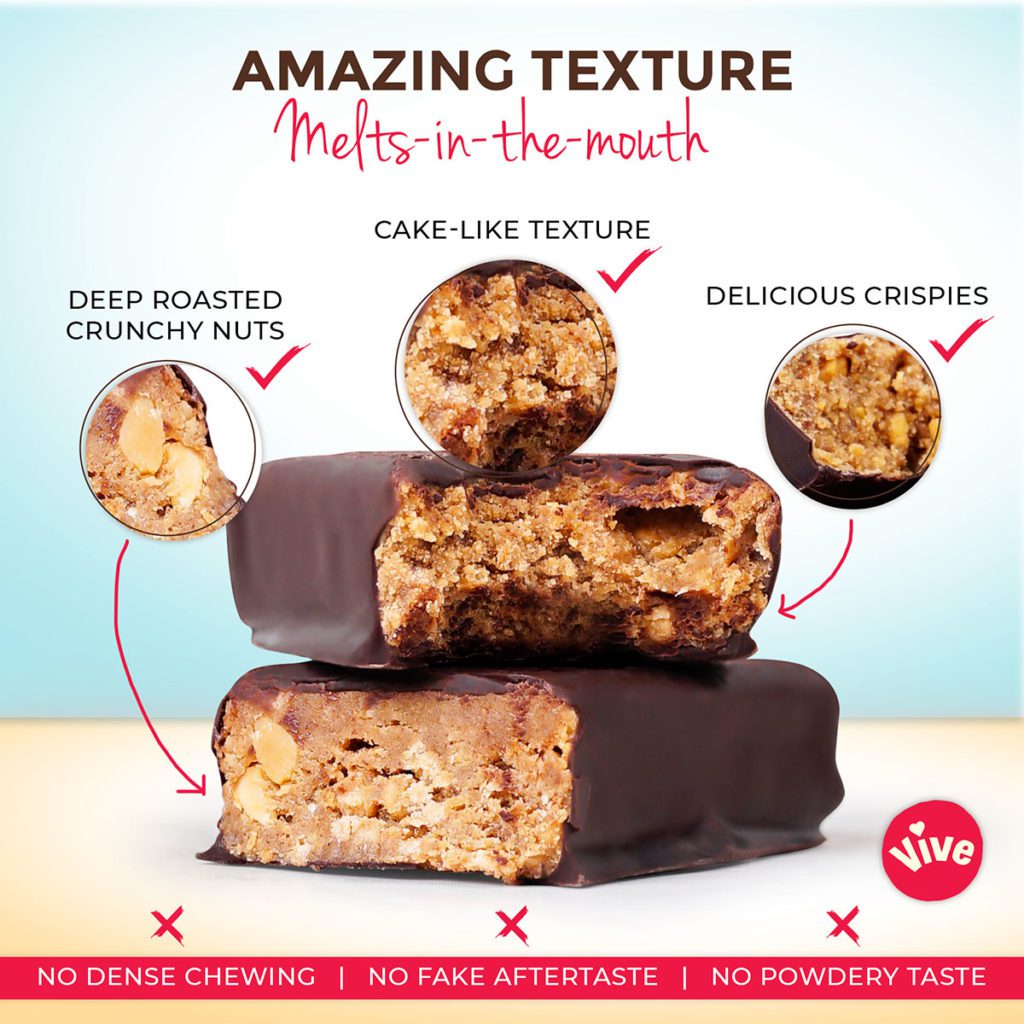 Vive Dark Chocolate Protein Bars Mixed Flavour Pack X 3 Bars | The Fine ...
