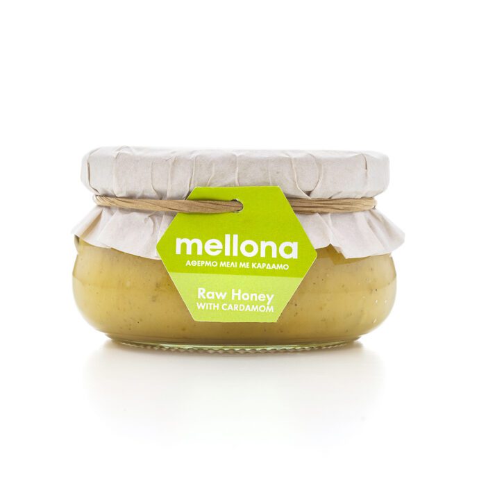 Mellona 100% Raw Natural Honey With Cardamom | The Fine Harvest