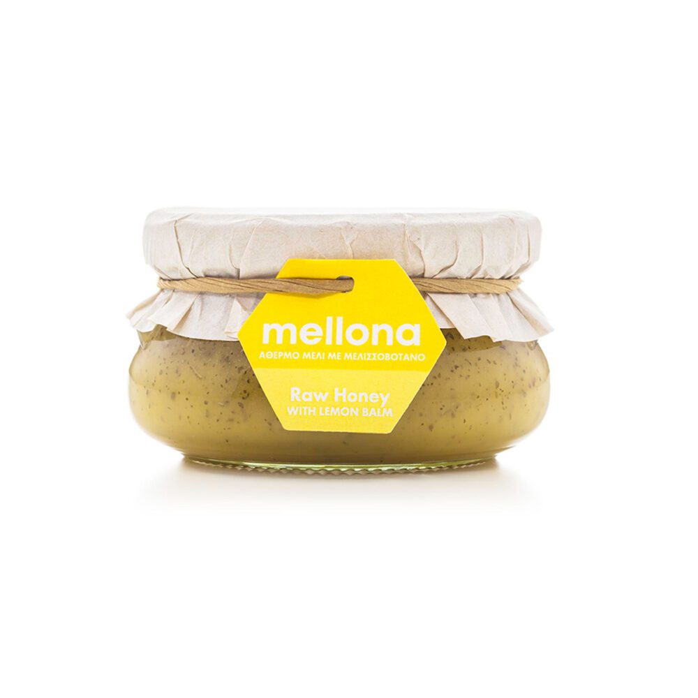 Mellona 100% Raw Natural Honey With Lemon Balm | The Fine Harvest