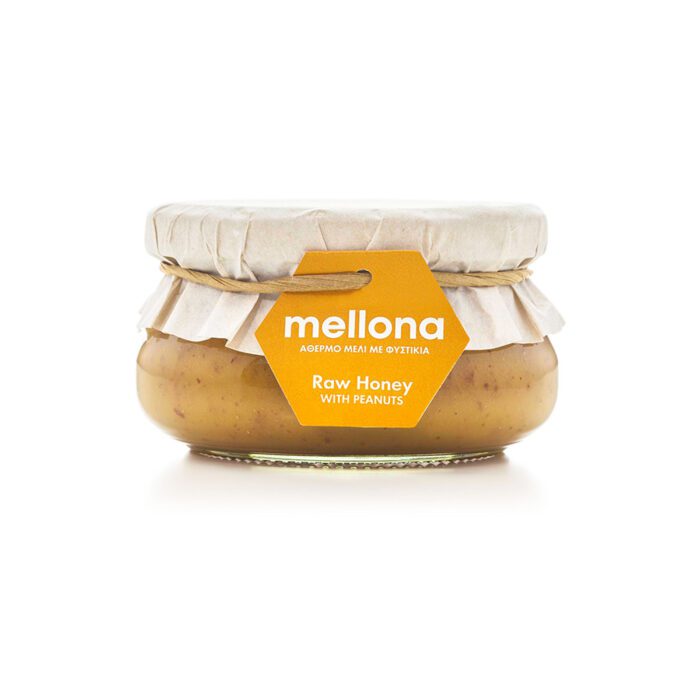 Mellona 100% Raw Natural Honey With Peanuts | The Fine Harvest